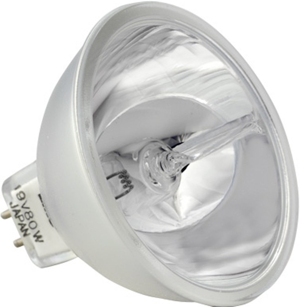 Eiko EKE Halogen Dichroic Reflector Bulb (Pack of 2), 21 Volts, 150 Watts, CC-6 Filament, 1.75"/44.5mm MOL, 2.00"/50.8mm MOD, 200 Rated Life, MR16 Bulb, GX5.3 Base
