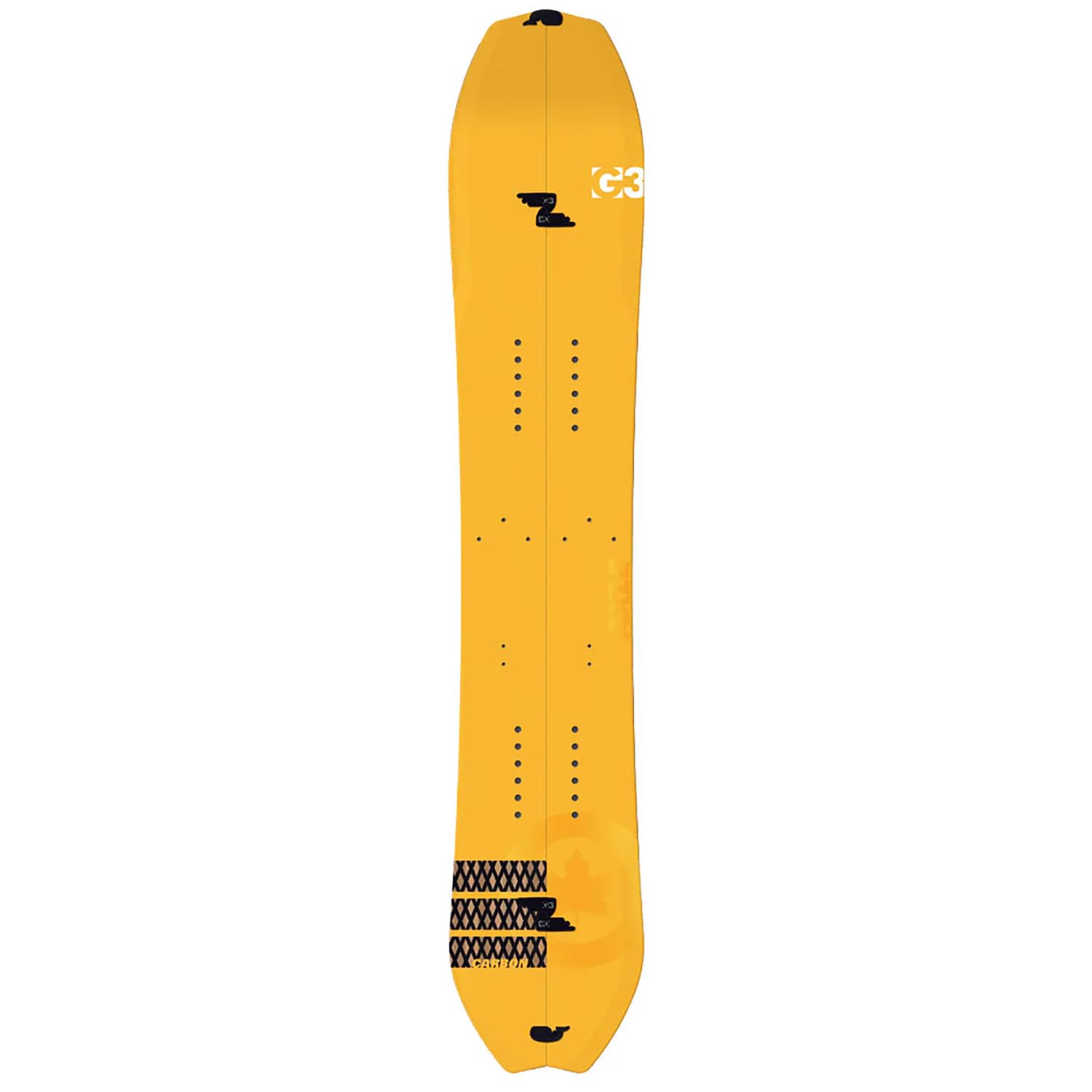G3 GENUINE GUIDE GEAR AXLE Splitboard, All Mountain Directional Splitboard, Carbon Fiber Matrix, Longer Early Rise, Full Thickness Base, Backcountry Touring, 2023 (162CM)