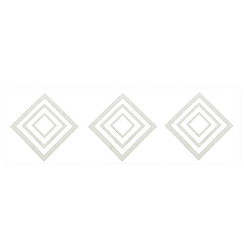 Dreambaby Safety Glass Door and Window Decals - Movable & Reusable Design - Adheres with Static Cling - 6 Pack - White - Model L169