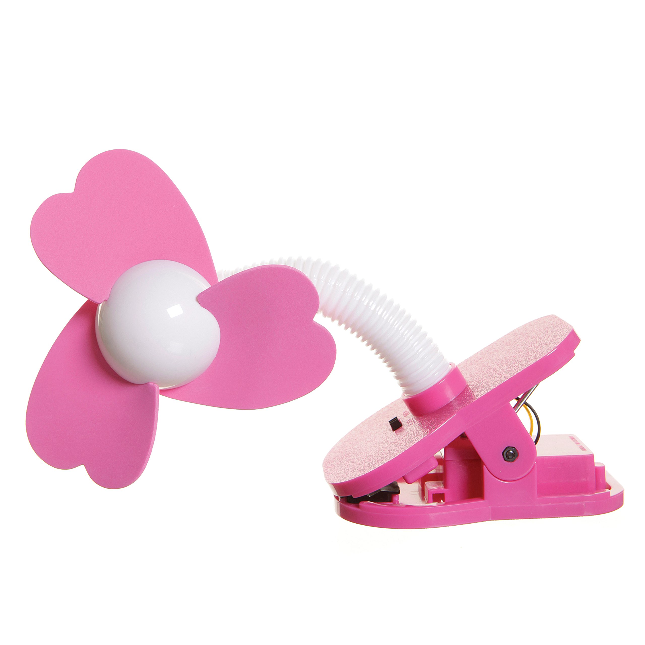 Dreambaby Stroller Fan - White/Pink