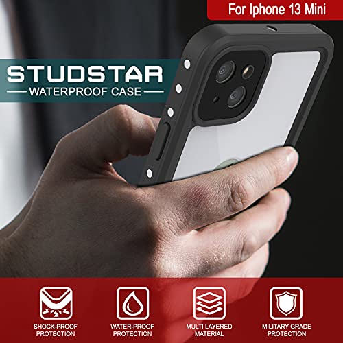 Punkcase for iPhone 13 Mini Waterproof Case [StudStar Series] [Slim Fit] [IP68 Certified] [Shockproof] [Dirtproof] [Snowproof] 360 Full Body Armor Cover for iPhone 13 Mini (5.4") (2021) [White]