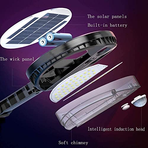 OAQZGBVK 2Pack Super Bright Solar Street Lights Outdoor with Remote Wireless IP65 Waterproof LED Security Light for Road Yard Parking lot and Garage