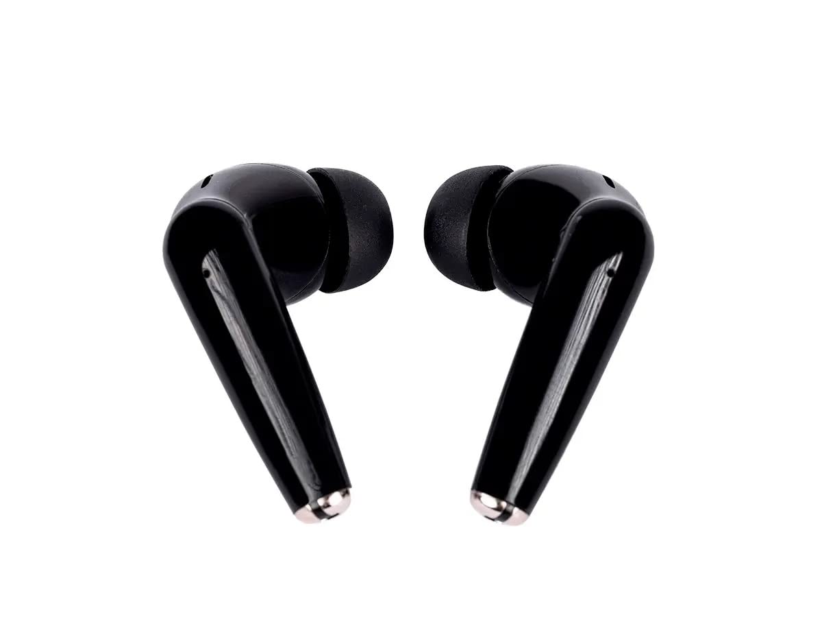 Monoprice Horizon ANC True Wireless Earphones with ANC, Qualcomm QCC3040 Bluetooth 5.2, 4 Mics, CVC 8.0, Adaptive aptX, AAC, Gaming Low Latency Mode, Sweatproof, Charging Case
