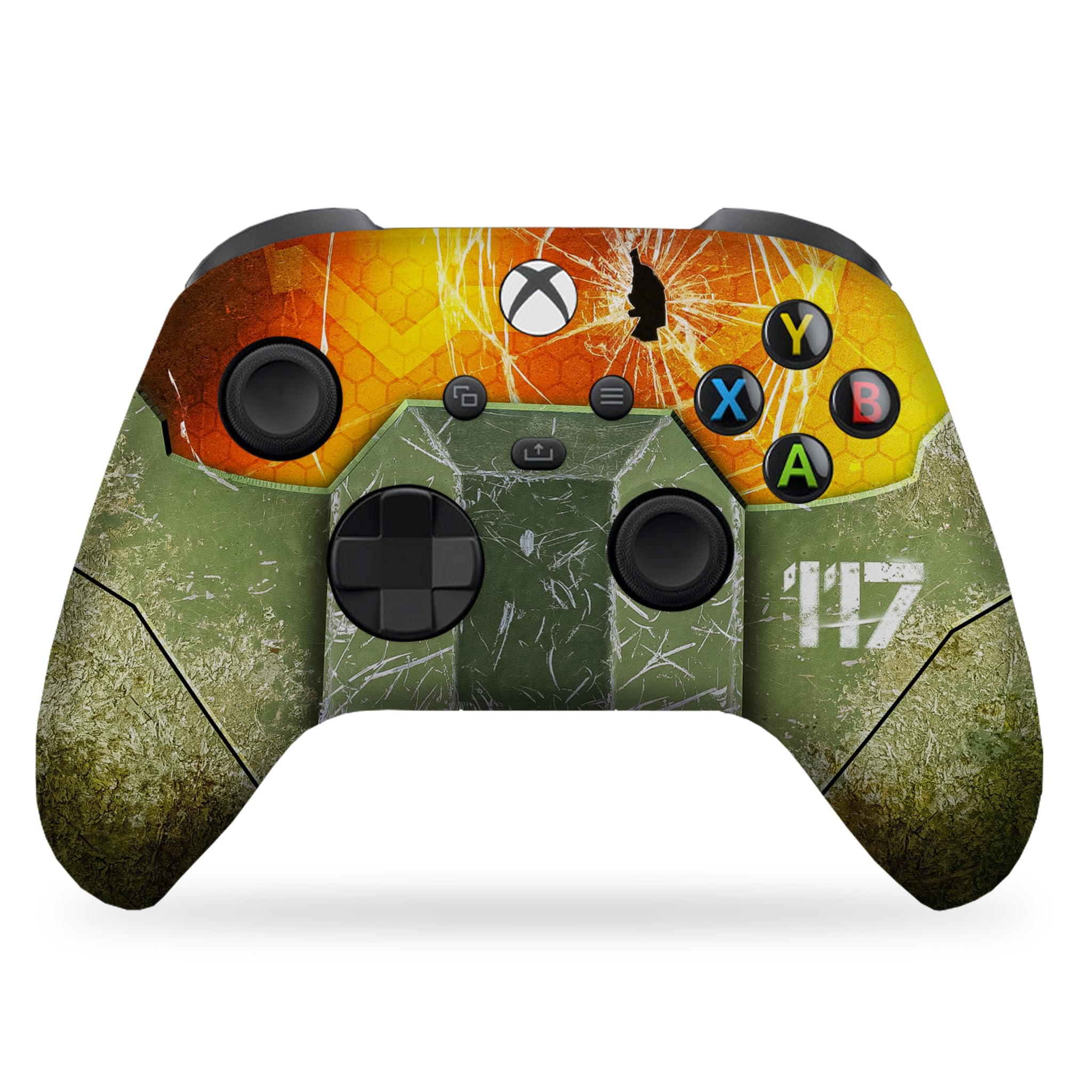DreamController Blooody Emoji Custom X-box Controller Wireless compatible with X-box One/X-box Series X/S Proudly Customized in USA with Permanent HYDRO-DIP Printing (NOT JUST A SKIN)