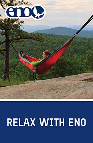 ENO, Eagles Nest Outfitters DoubleNest Lightweight Camping Hammock, 1 to 2 Person, Navy/Olive