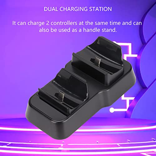 Gaming Accessories Set, Power Cable with Thumb Grip Protection Dual 12in1 Charging Dock Controller Accessories Protective Case for Game Controller