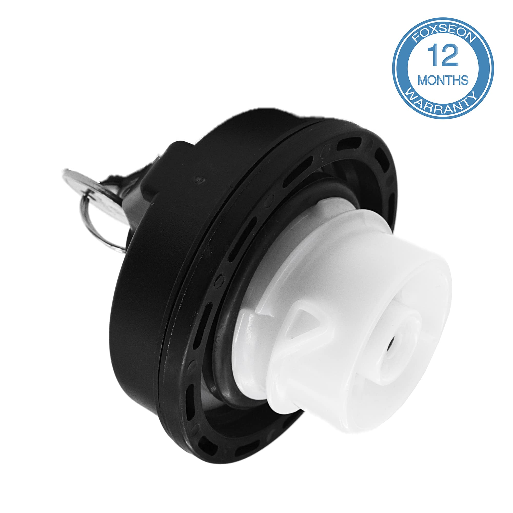 FOXSEON Locking Gas Cap, Lock Fuel Cap Compatible with Dodge Ram - Challenger Grand Caravan Ram 1500, Cherokee Wrangler TJ LJ JK JKU JL JLU JT, Replace 05278655AB, 5278655AB