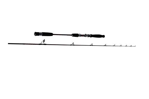 EatMyTackle Snapper Whacker Jigging Rod | Saltwater Fishing Rod (15-20lb. Slow Action, 2pc)