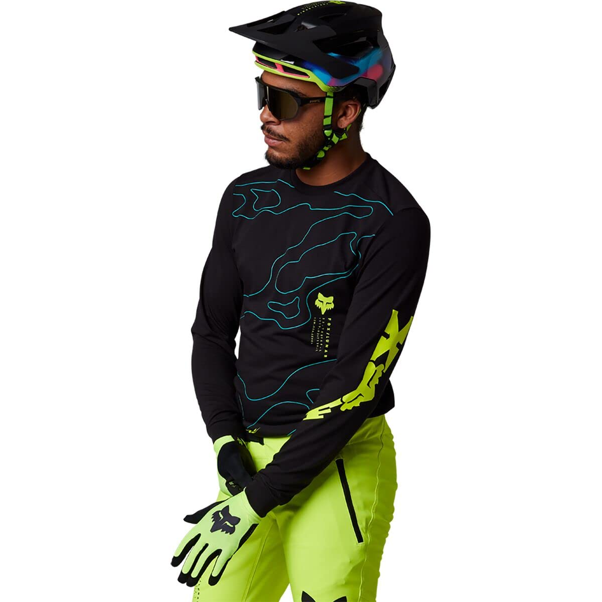 Fox Racing Ranger Dri-Release Long-Sleeve Jersey - Men's Lunar Black, XXL
