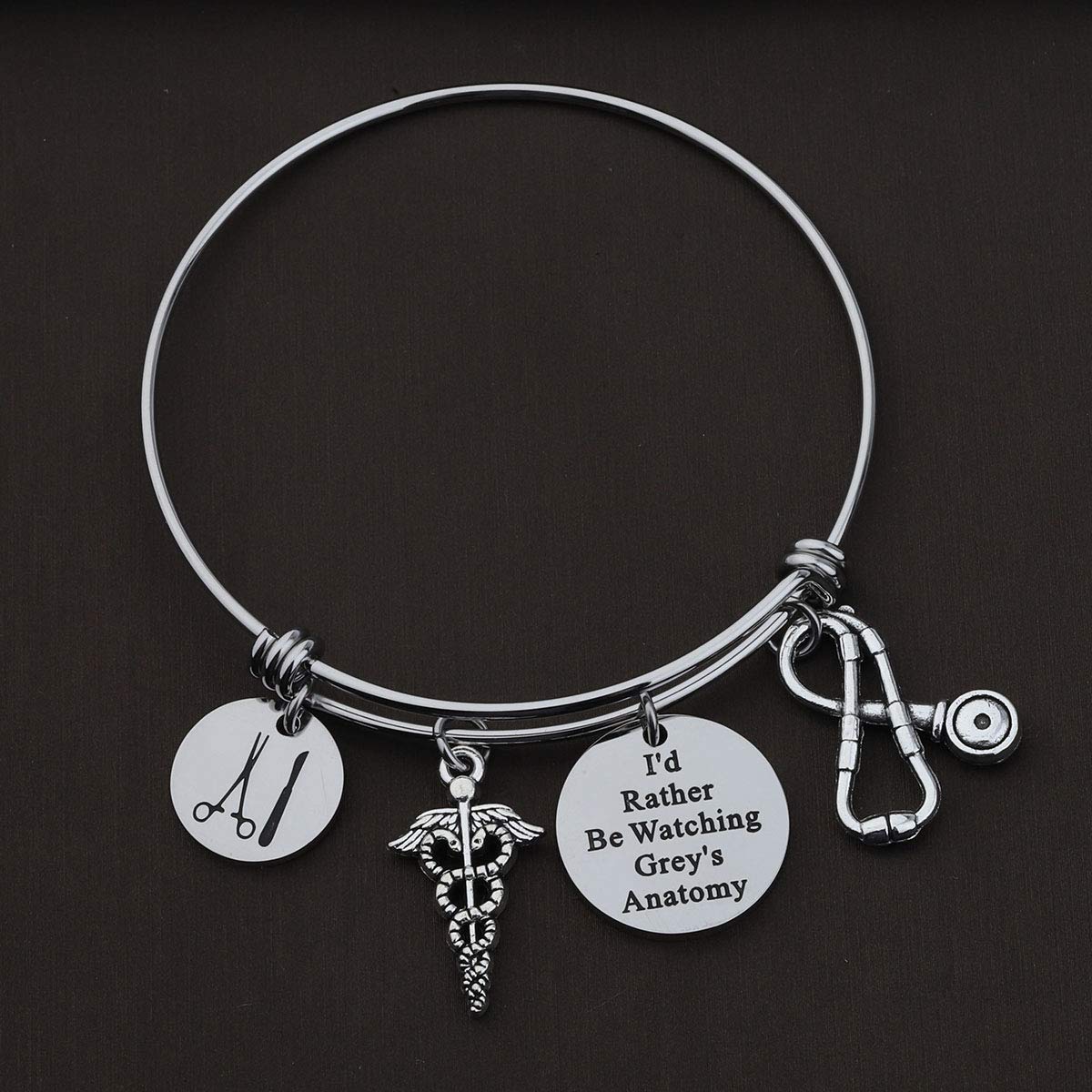 ENSIANTH I’d Rather Be Watching Bracelet Gift for for Fans You are My Person Gift (Anatomy BR)