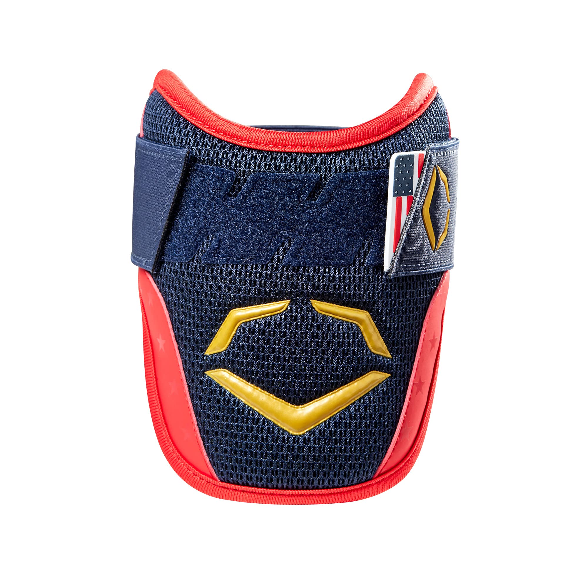 EvoShield X-SRZ USA Flag Batter's Elbow Guard - Large,USA/Navy/Red
