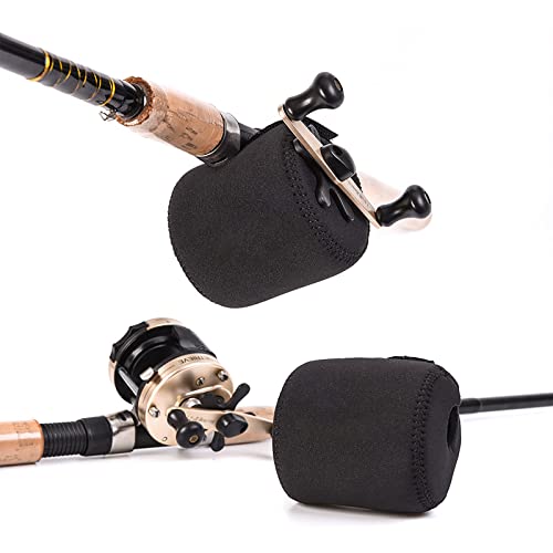 GNMGIZ Fishing Reel Cover Simple Neoprene Durable Casting Reel Cover Protective Storage Bag Classic Spinning Reel Pouch Tool