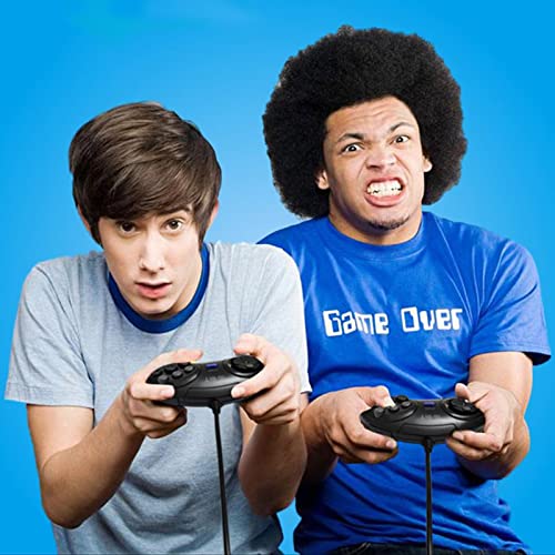Jamal 2 X 6 Button Game Controller for SEGA Genesis Black Cable Length: 28.54" / 72.5cm