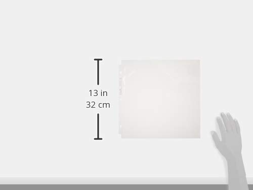 We R Memory Keepers 12x12 Page Protector Sleeve Set Includes 100 Pages, Non-Glare, Compatible with Most 3 Ring Albums, Perfect for Scrapbooking & More