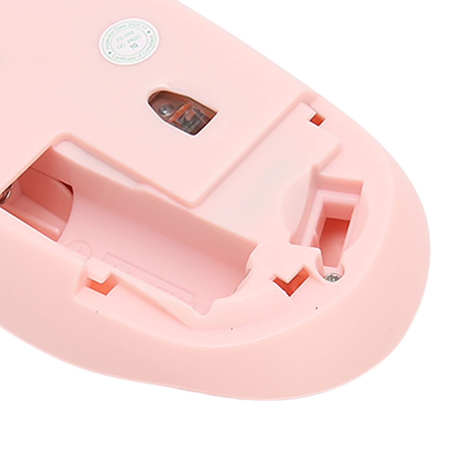 Gaming Mouse, Cherry Roller 2.4GHz Wireless Mouse Wireless Technology Cute Cartoon Pink Pattern Portable Stable Quiet for Laptop