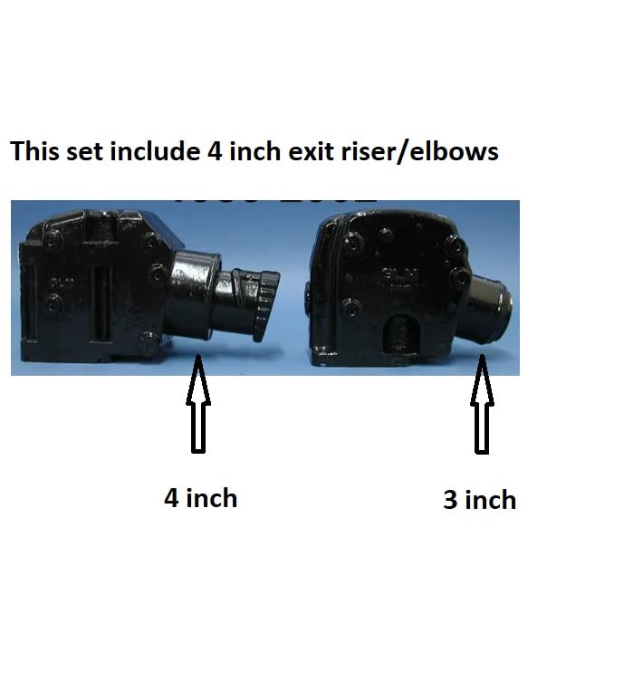 FASWORX Complete Exhaust Manifold Set for Mercury Mercruiser 5.0L, 5.7L, 305, 350 1983-2001
