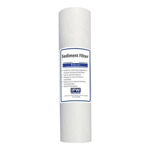 IPW Industries Inc. Pack of 4 Sediment Filters 1 Micron Compatible to 9534-40 EC110 Cartridges