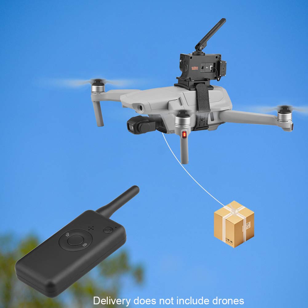 Drone Air-Dropping Thrower for Mavic 2,Air-Dropping Device Mount System Payload Thrower Drone Clip,Payload Delivery Drop Release Fishing Bait Carrying Wedding Device for Mavic 2