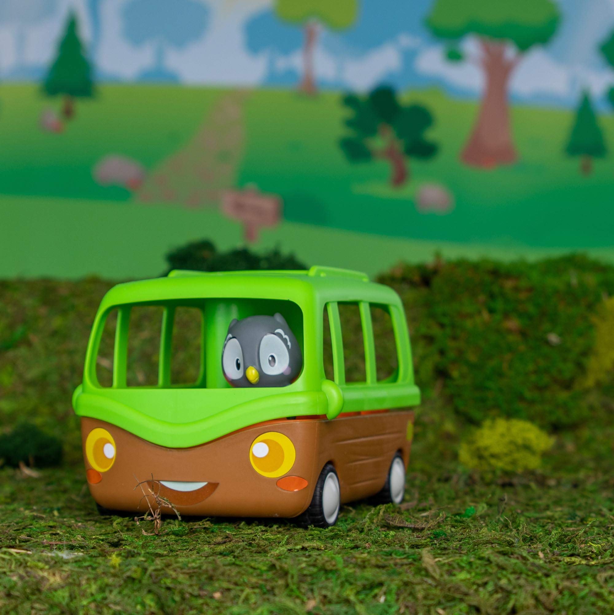 Fat Brain Toys Timber Tots Adventure Bus Dolls & Dollhouses for Ages 2 to 6