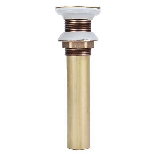 Walfront Antique Flap Hole Sink Drain with NonOverflow Wash Basin Drainer Stopper Accessory for Home Toliet Hotel Bathtub(Without Hole), Launching Accessories