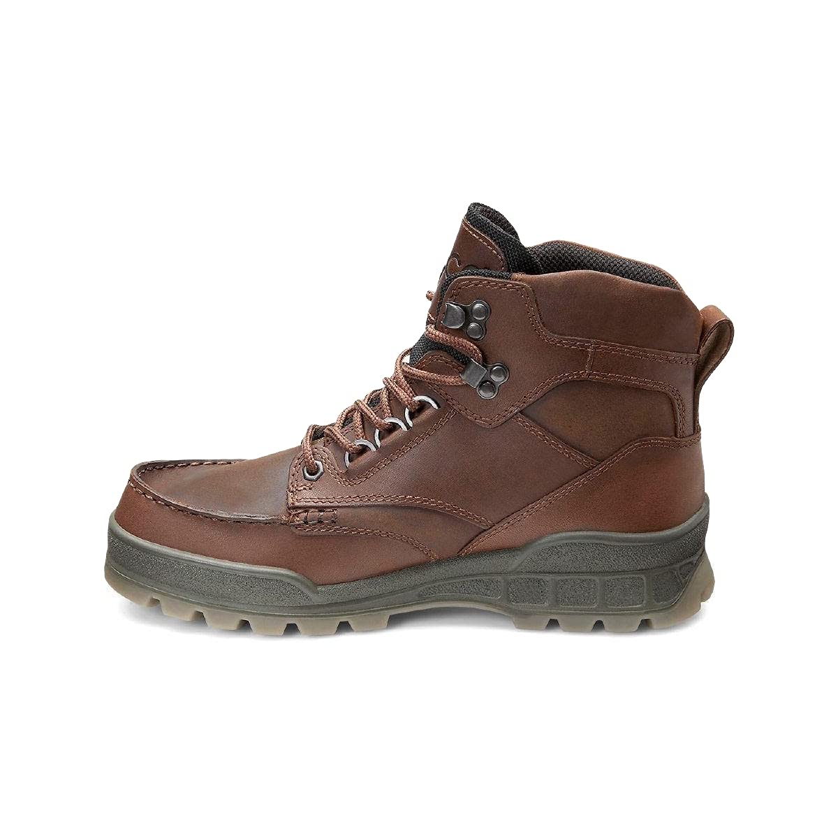 ECCO Men's Track II High GORE-TEX waterproof outdoor hiking Boot, Bison, 47 EU (US Men's 13-13.5 M)