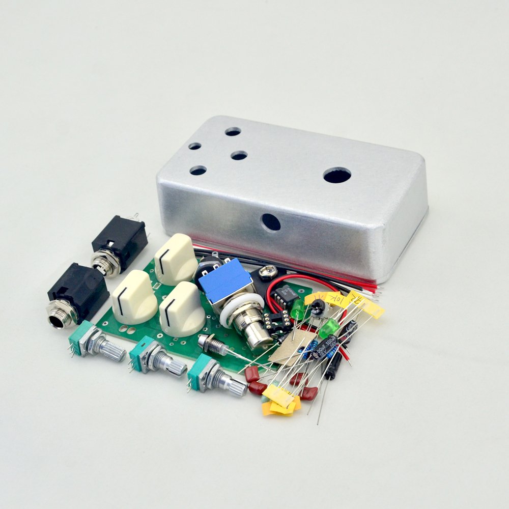 DIY Distortion Effect Pedal Kit- DS-N01 1590B Style Aluminum Metal Stomp Box
