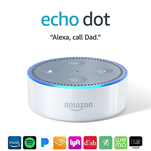 Echo Dot (2nd Generation) - Smart speaker with Alexa - White