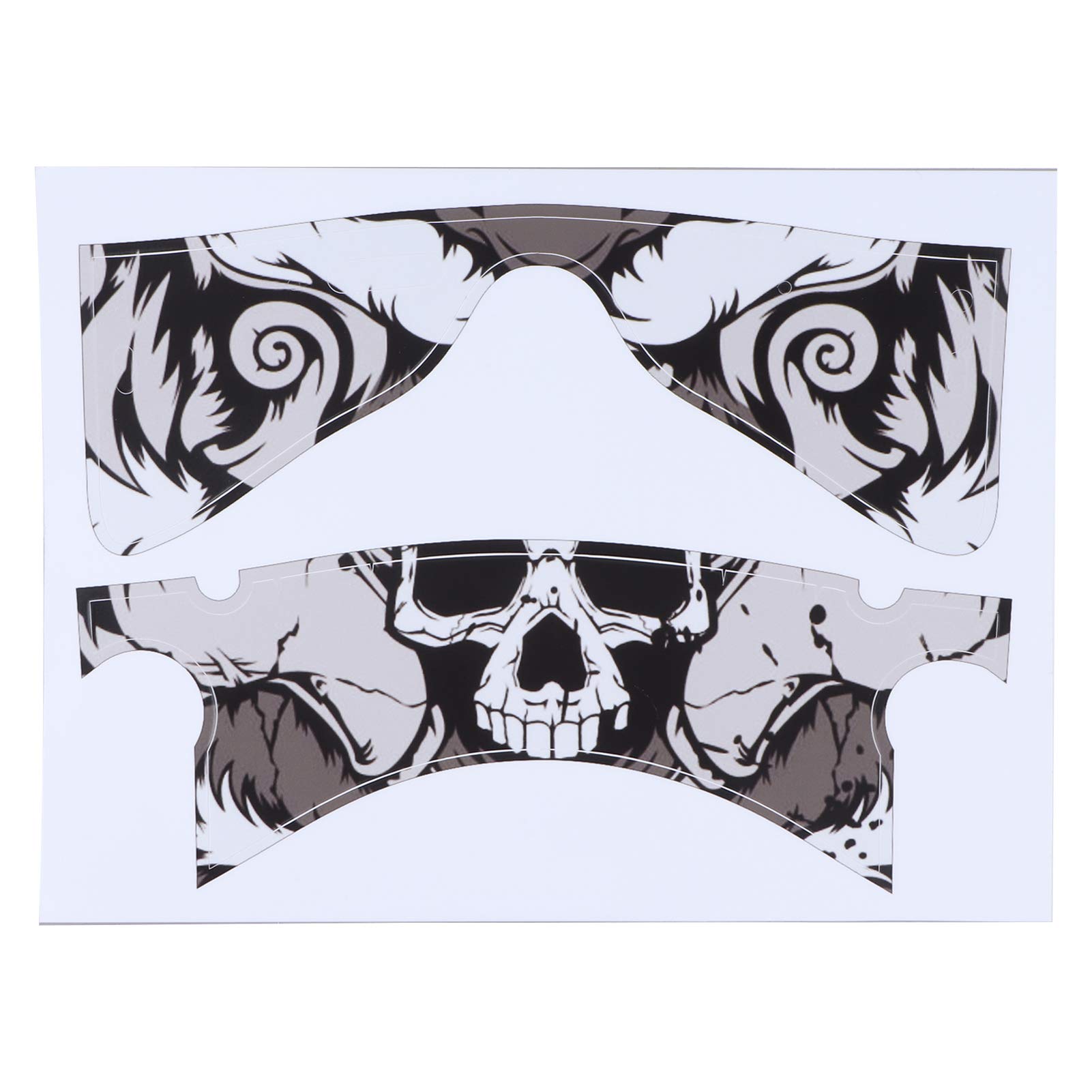 Faceuer VR Controller Headset Stickers, VR Glasses Skin Sticker PVC Material Easy to Paste VR Protective Sticker for Oculus Quest 2 for VR Gaming Glasses(Dark Lord)