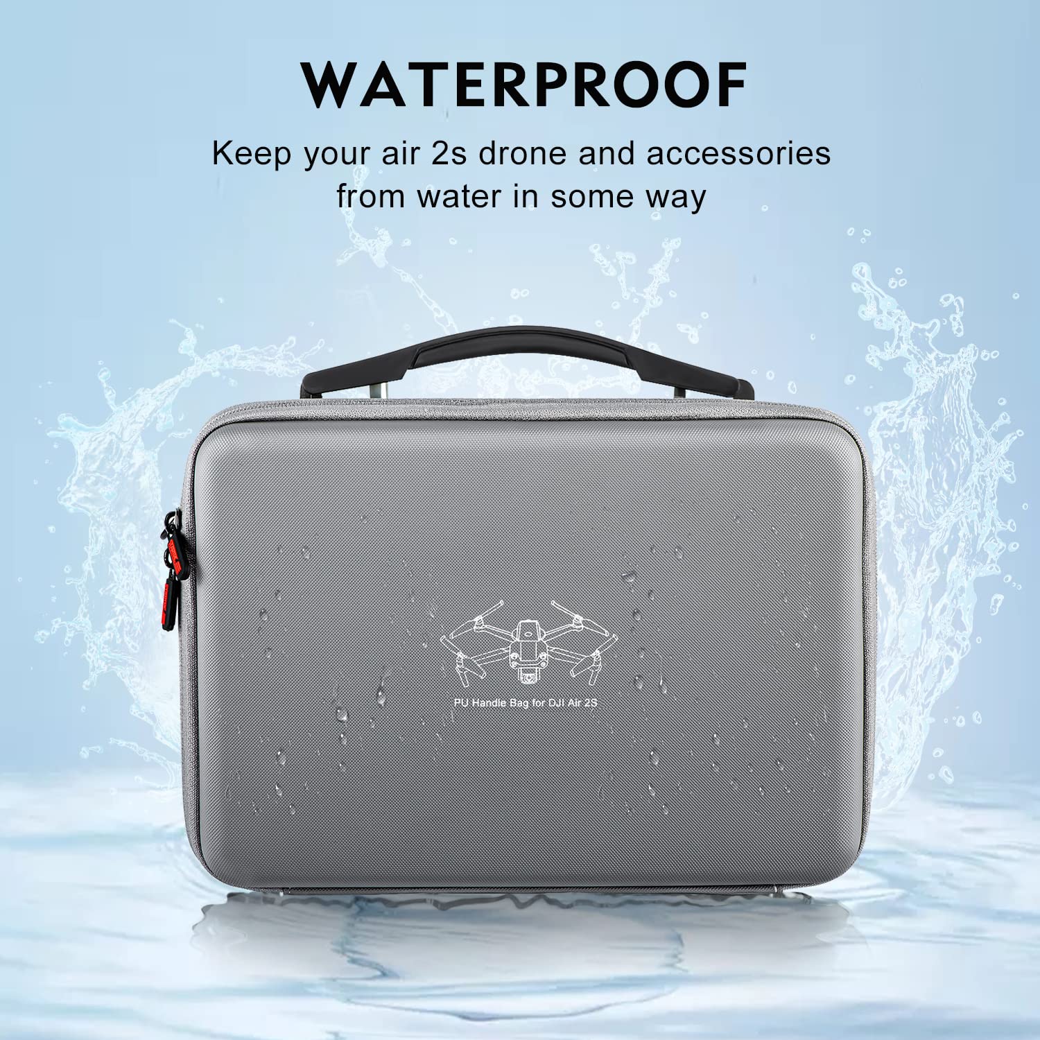 GLGLMA Carrying Case for DJI AIR 2/2S Drone Accessories Storage Bag Hard Case Pressure Resistance Waterproof Large Capacity