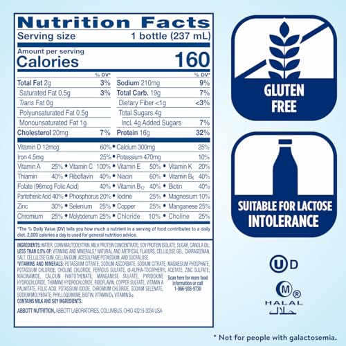 Ensure High Protein Vanilla Nutrition Shake, 6 Pack
