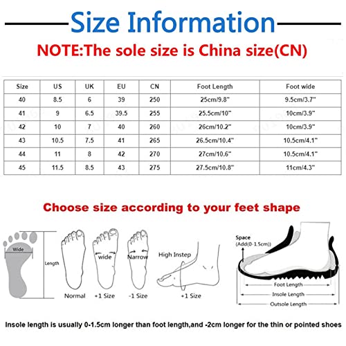 FASDNENDYS Fashion Summer and Autumn Men Hiking Shoes Non Slip Soles Thick Bottom Mesh Mens Sneaker Boots Size 9 Brown