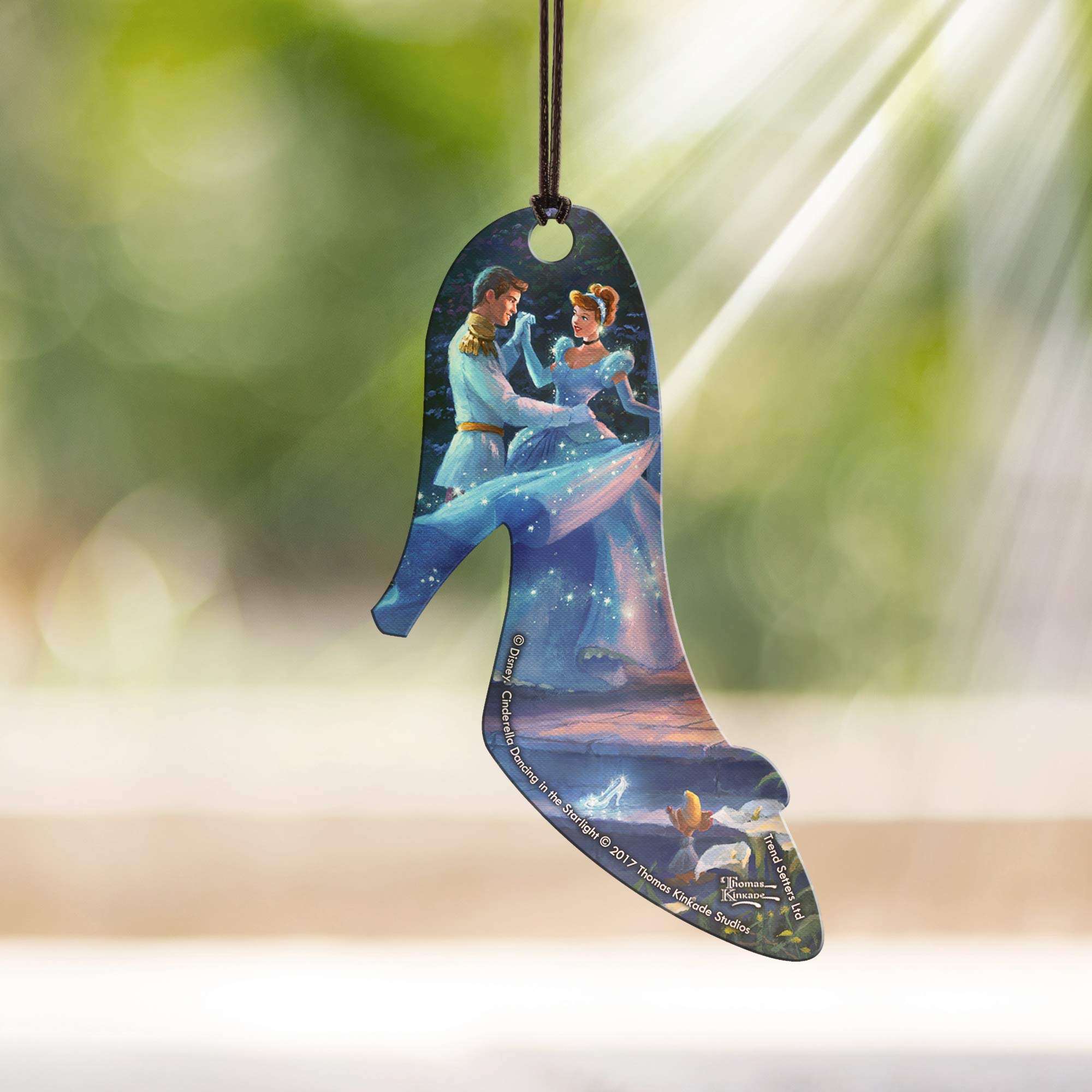 Disney - Cinderella - Glass Slipper Shaped Hanging Acrylic Print Accessory β for Gifting and Collecting