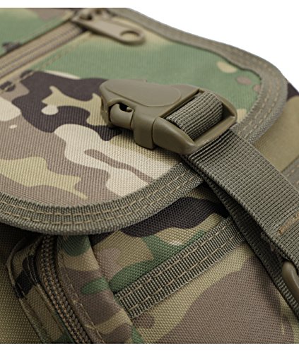 MLOLM Tactical Backpack Mini Military Rucksack Water Resistant Backpack for Mens 10L