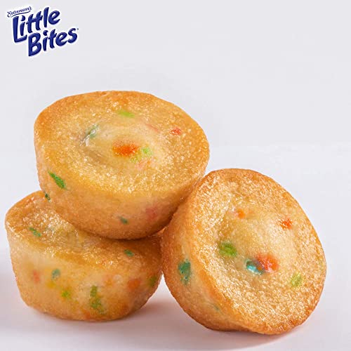 Entenmann's Little Bites Party Cake Muffins, Pouches of Mini Muffins, 8.25 Oz, 5 Count