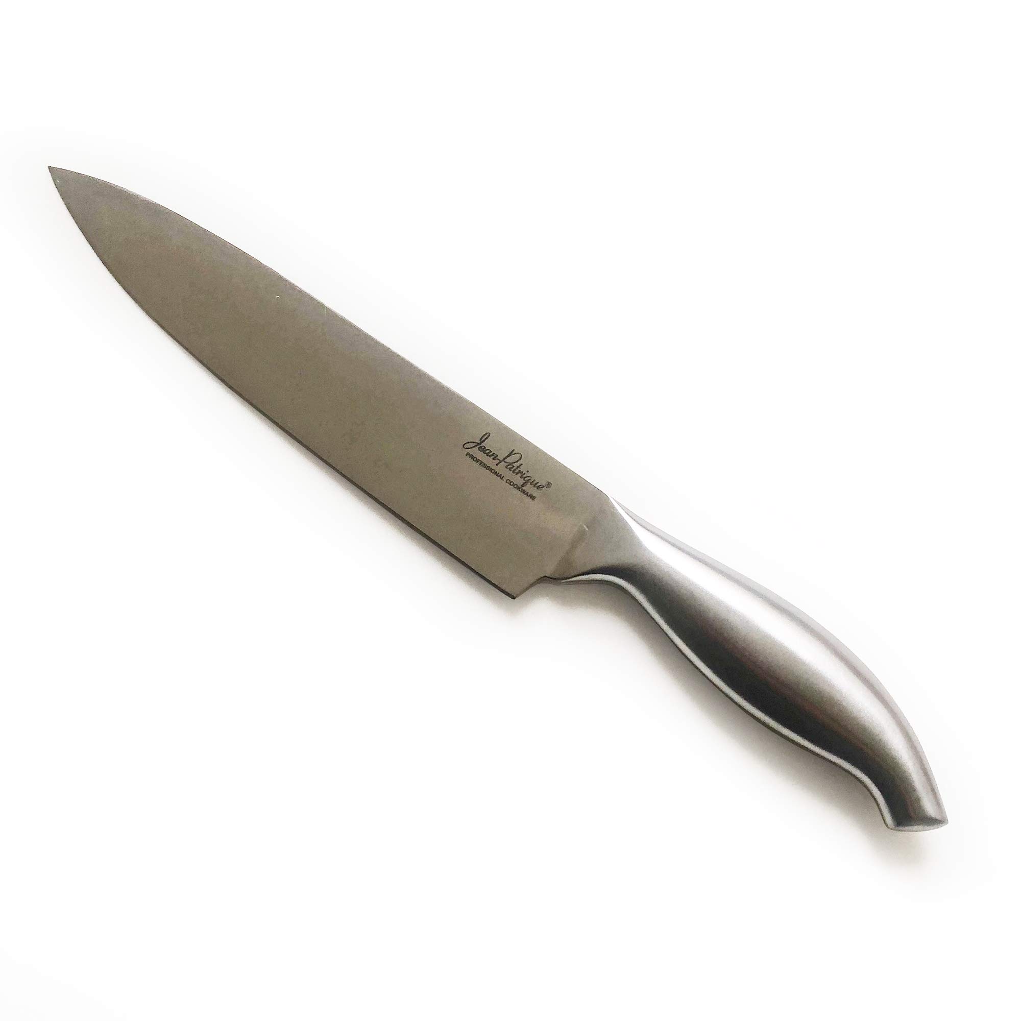 Jean-Patrique Professional Chef Knife - 8 Inch Kitchen Knife, Stainless Steel, Large Sharp Chef Knife - Chopaholic