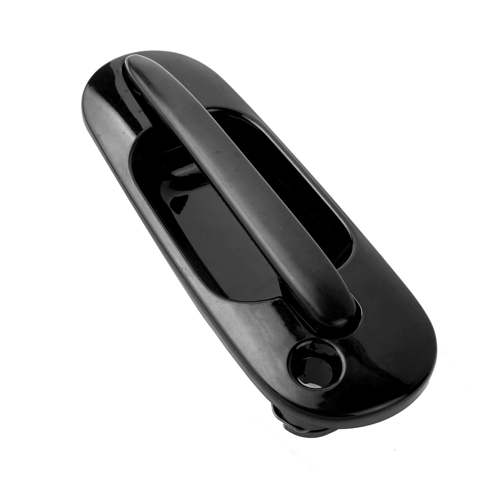 Exterior Outside Outer Front Left LH Driver Side Door Handle Fit for Honda CRV 1997 1998 1999 2000 2001 Black with Keyhole Replace OE# 77609