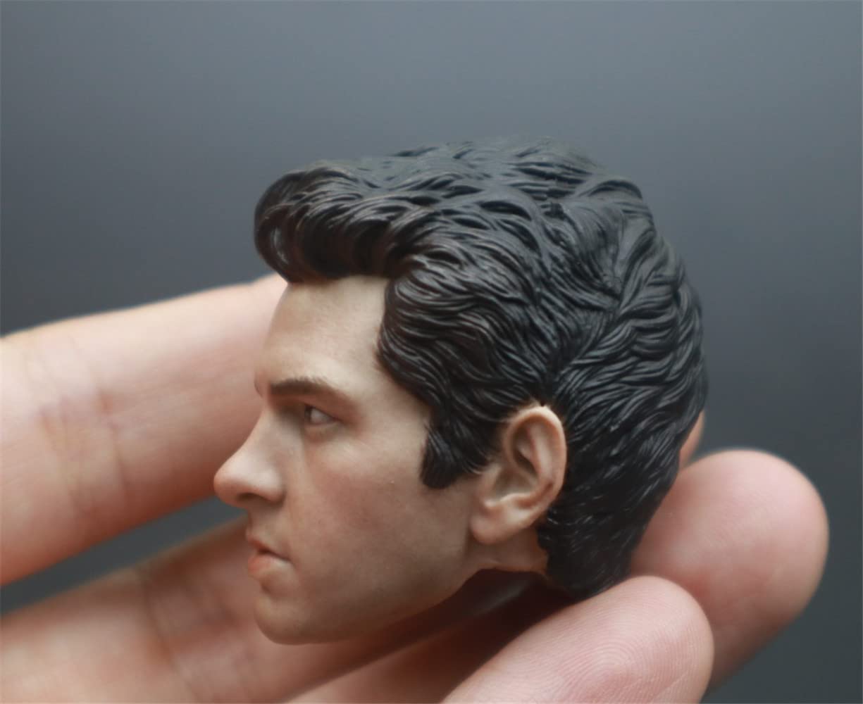 Fremego 1/6 Scale Male Head Sculpt,European Man Head Carved for 12inch Male Soldier Action Figure Collection