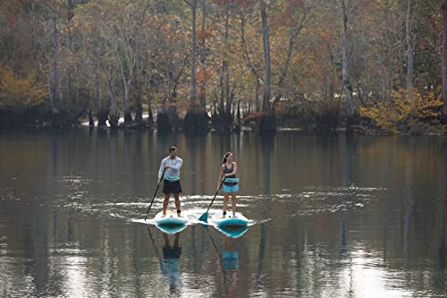 Drift Inflatable Stand Up Paddle Board - SUP Paddle Board and Accessories, Including Pump, Paddle, and More - Native Floral, Adult, 11'6"