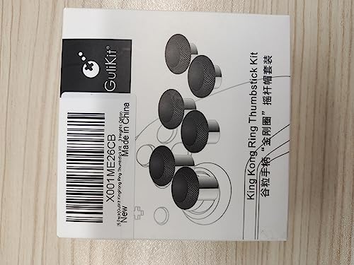 GuliKit KingKong Ring Thumbstick Kit, Thumb Grip Set, 3 Pair of Joystick Cap Analog Stick Cap for Kingkong 2 & 2 pro Controller [3 Pair with 3 Heights Option]