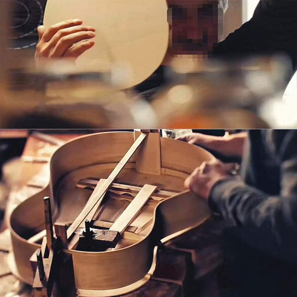 Guitar Kit, String Instrument Electronic Guitar Acoustic Guitar Classical Guitar Beginner Fingerstyle 38 Inch Ballad Musical Instrument Youth Practice Can Carry Backpack ( Color : Orange , Size : Long