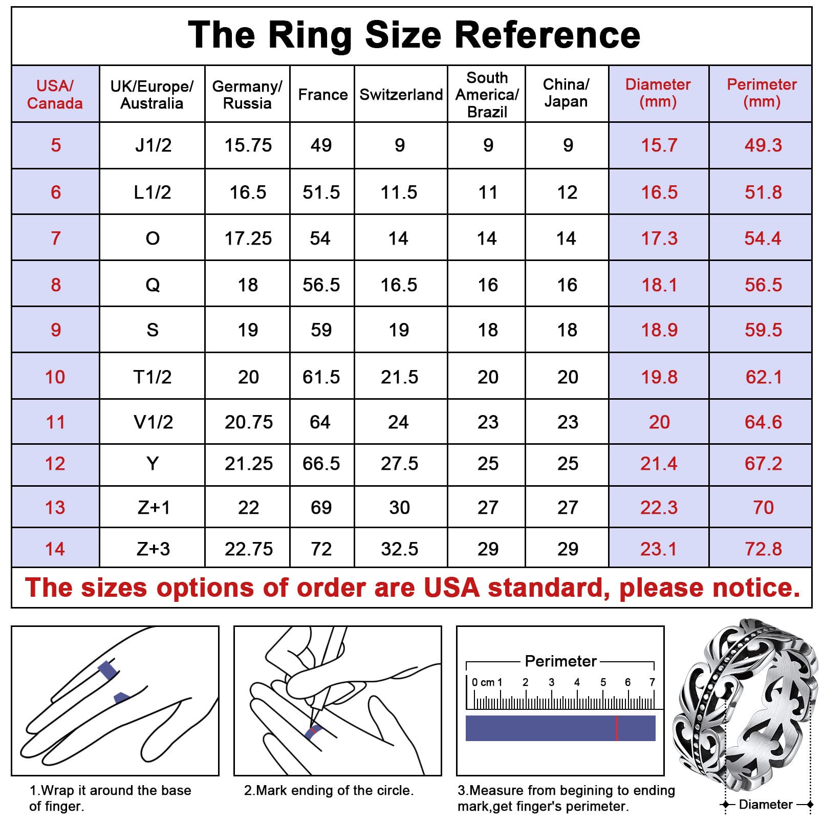 FaithHeart Women Gold Plated Celtic Love Knot Rings Classcial Vintage Style Wedding Engagement Gift