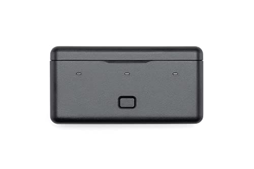 EUCAZ Osmo Action Extreme Battery and Multifunctional Battery Case Kit,for DJI Osmo Action 3,Osmo Action 4 Sport Camera,Include 2pcs Batteies and 1p Battery Case,Fast Charges for Three Batteries