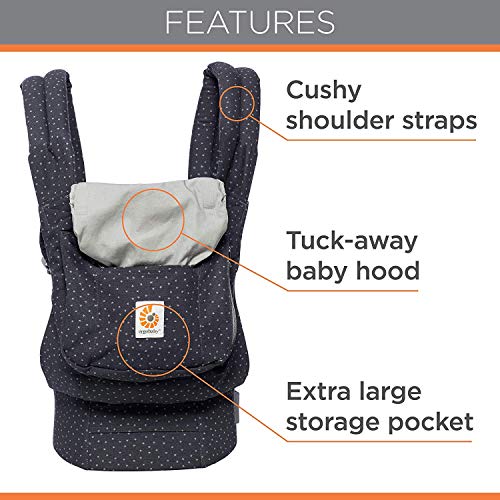 Ergobaby Ergonomic Multi-Position Original Baby Carrier (7-45 Pounds), Starry Sky