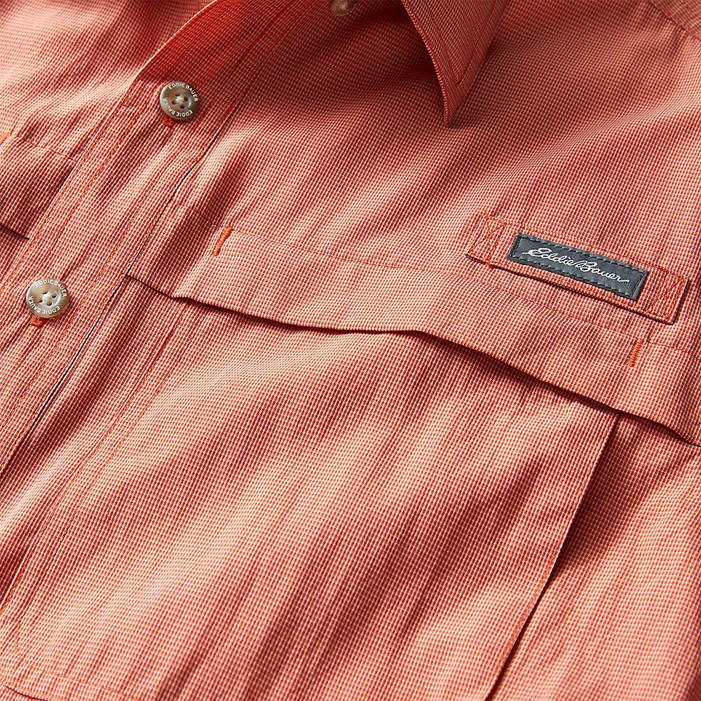 Eddie Bauer Men's Guide Long-Sleeve Shirt, Picante, Small