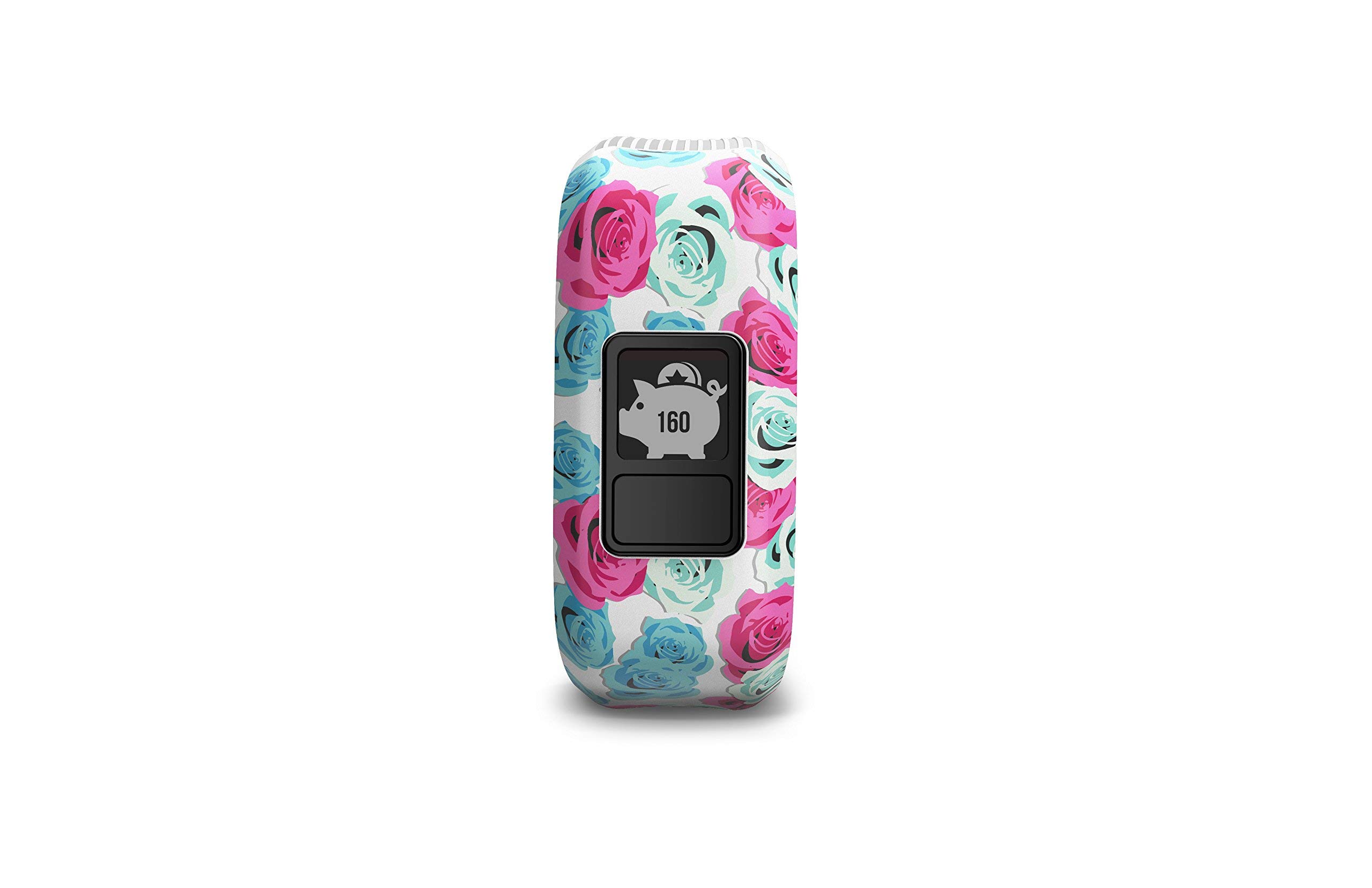 Garmin v�vofit jr, Kids Fitness/Activity Tracker, 1year Battery Life, Real Flower (Renewed)