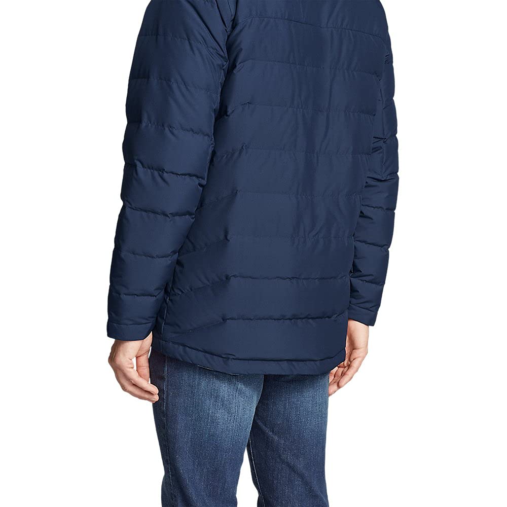 Eddie Bauer Men's Boundary Pass Down Parka, Medium Indigo, X-Large