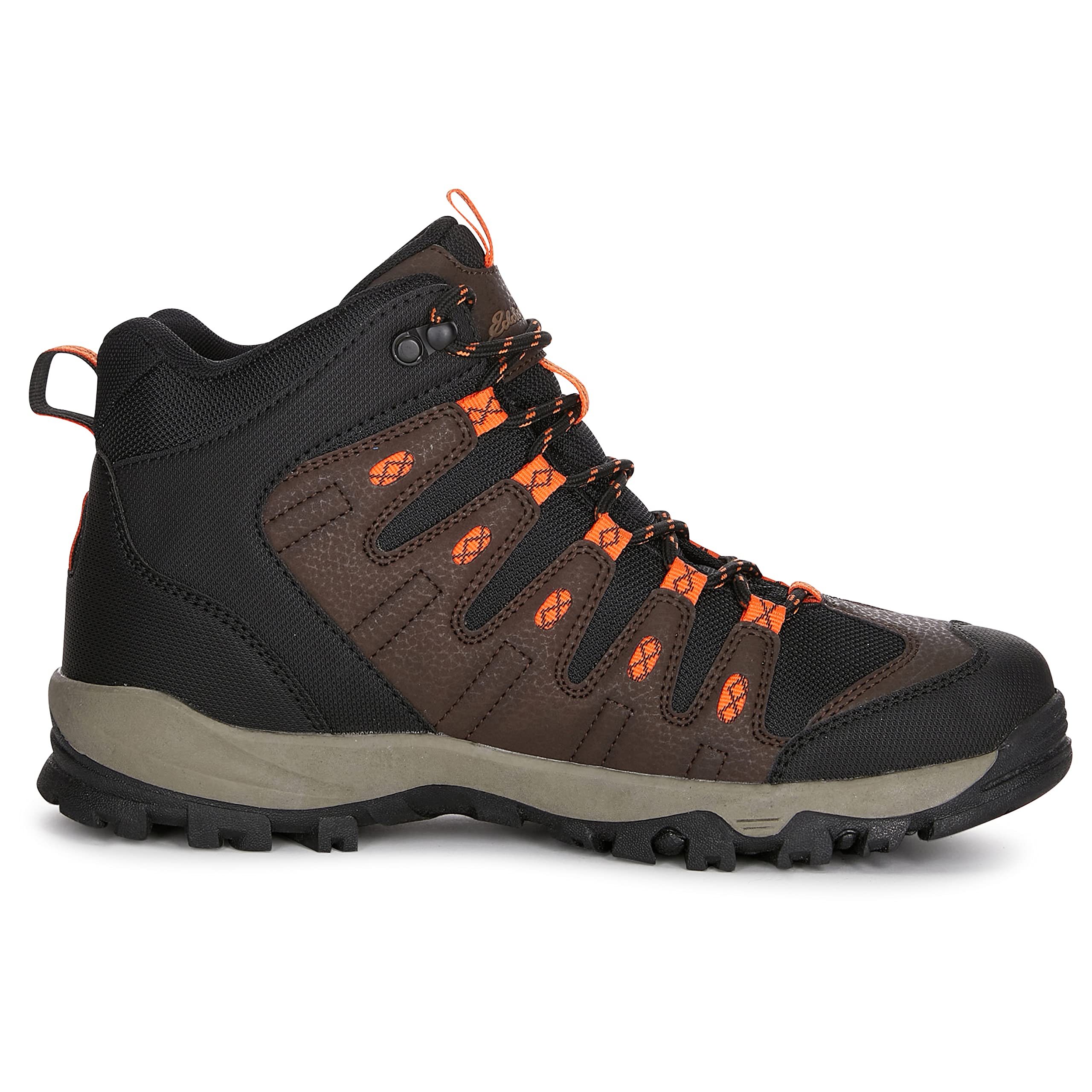 Eddie Bauer Mont Lake Hiking Boots for Men | Waterproof, Multi-Directional Lugs, Stylish & Protective Design Traction Outsole Memory Foam Insole