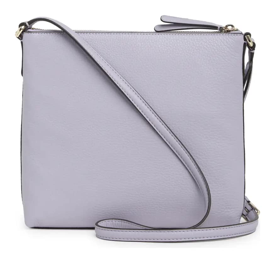 Kate Spade Leather Crossbody/Shoulder Bags, Top Zip, Jackson, Frozen Lilac