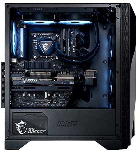 MSI Aegis RS 12TF-253US Gaming & Entertainment Desktop PC (Intel i9-12900KF 16-Core, 64GB DDR5 4800MHz RAM, 2x4TB PCIe SSD RAID 1 (4TB), GeForce RTX 3080 Ti, Win 11 Home) Refurbished (Renewed)