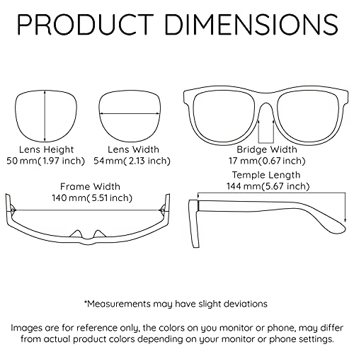EDGEIWEAR Blue Light Blocking Glasses Round Eyeglasses Frame Anti Blue Ray Computer Glasses (Gold)